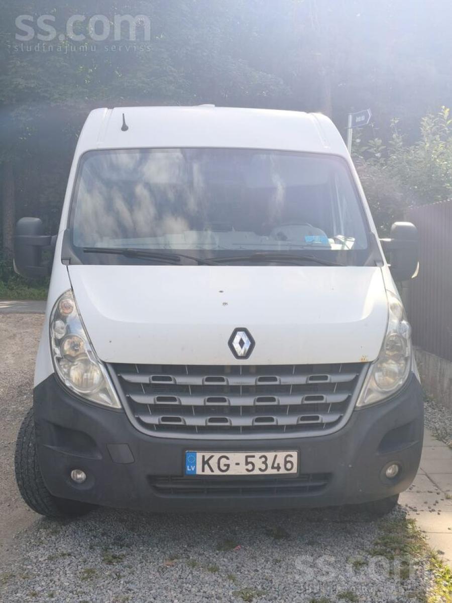 White Renault Master 2011 in Riga, with an engine capacity of 2.30 L and mileage of 405 thousand km for 3000 €, photo 1 on AUTOMOTO.COM.LV