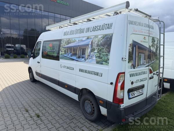 White Renault Master 2011 in Riga, with an engine capacity of 2.30 L and mileage of 411 thousand km for 7500 €, photo 10 on AUTOMOTO.COM.LV