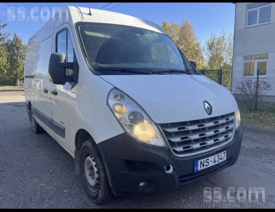 White Renault Master 2012 in Riga, with an engine capacity of 2.30 L and mileage of 358 thousand km for 4400 €, photo 8 on AUTOMOTO.COM.LV