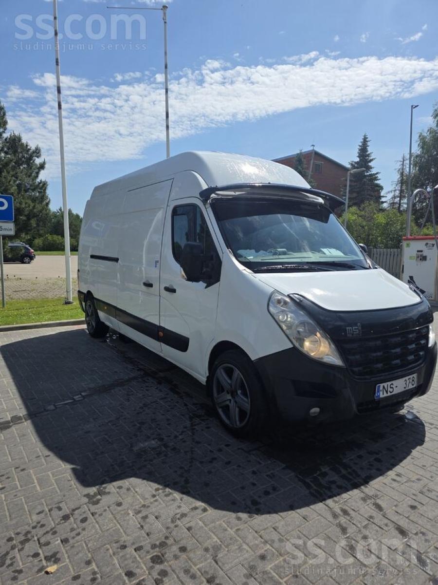 White Renault Master 2012 in Kuldiga, with an engine capacity of 2.30 L and mileage of 0 thousand km for 5800 €, photo 4 on AUTOMOTO.COM.LV