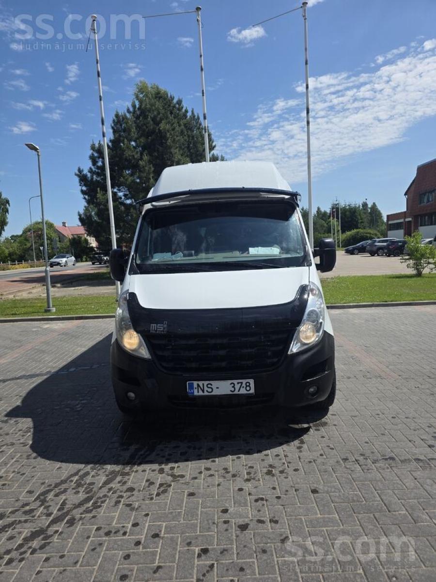 White Renault Master 2012 in Kuldiga, with an engine capacity of 2.30 L and mileage of 0 thousand km for 5800 €, photo 5 on AUTOMOTO.COM.LV