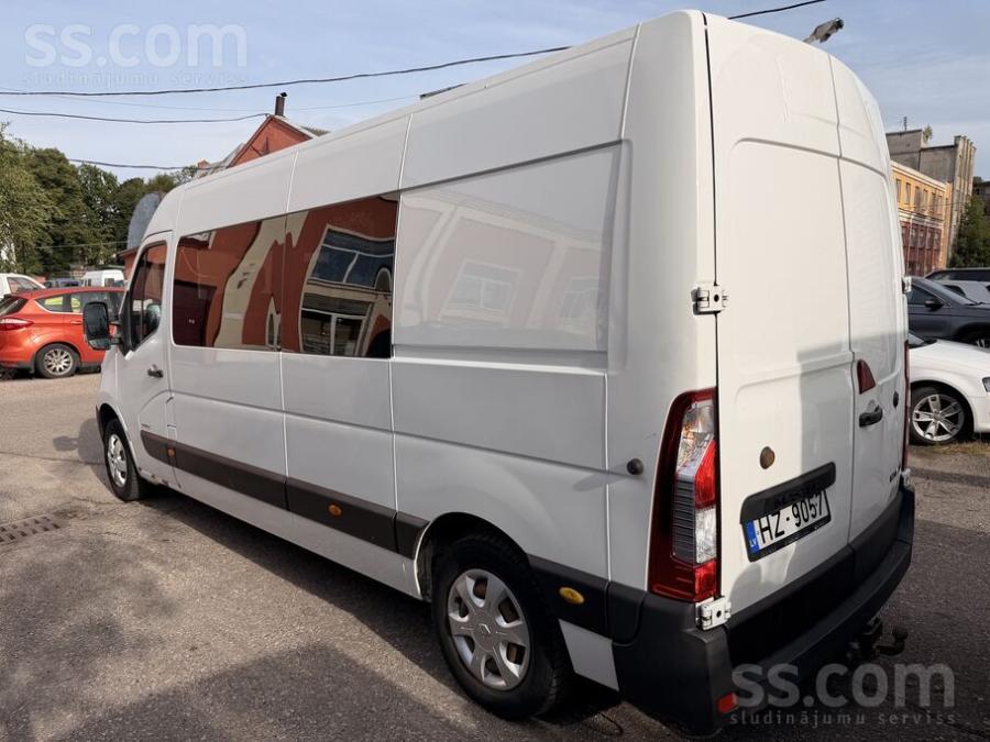 White Renault Master 2012 in Riga, with an engine capacity of 2.30 L and mileage of 336 thousand km for 8000 €, photo 3 on AUTOMOTO.COM.LV