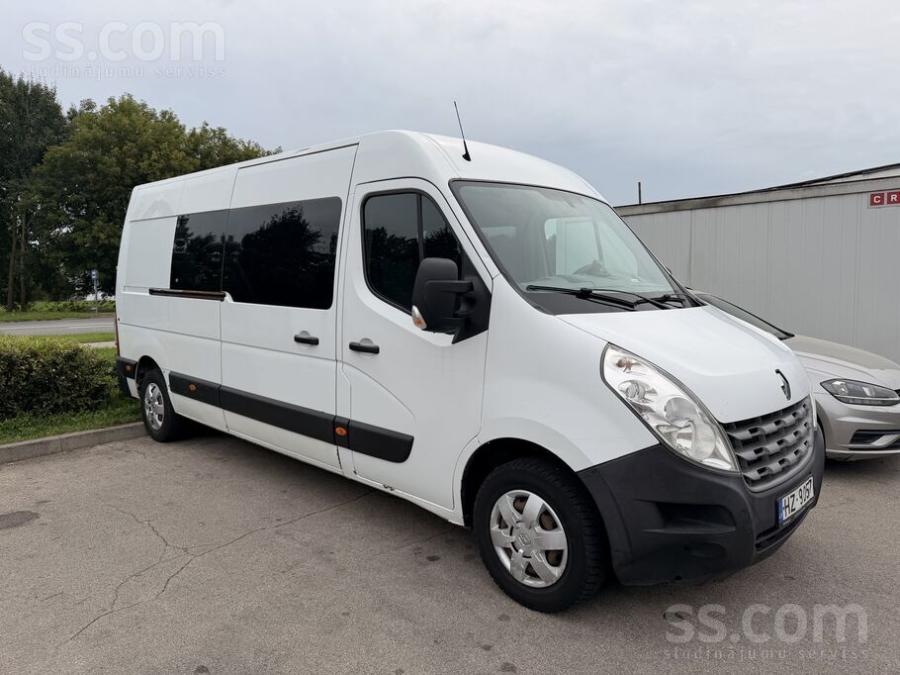 White Renault Master 2012 in Riga, with an engine capacity of 2.30 L and mileage of 336 thousand km for 8000 €, photo 18 on AUTOMOTO.COM.LV