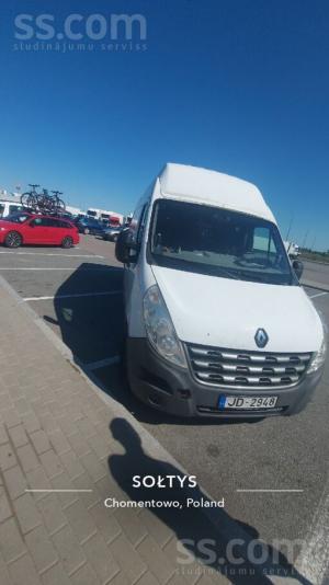 White Renault Master 2012 in Daugavpils, with an engine capacity of 2.30 L and mileage of 620 thousand km for 4500 €, photo  on AUTOMOTO.COM.LV