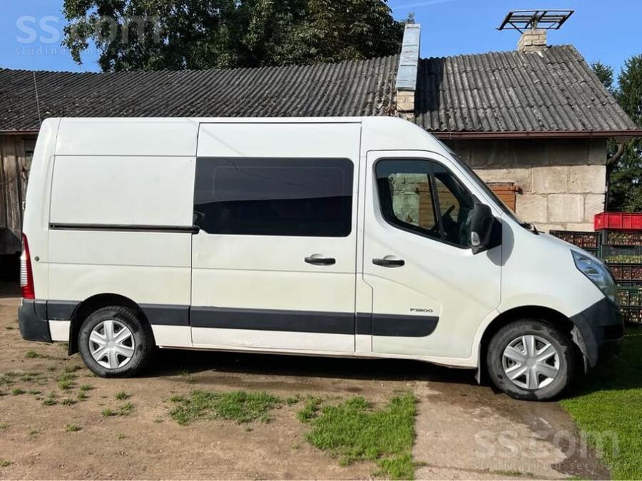 White Renault Master 2012 in Bauska, with an engine capacity of 2.30 L and mileage of 414 thousand km for 4500 €, photo 3 on AUTOMOTO.COM.LV