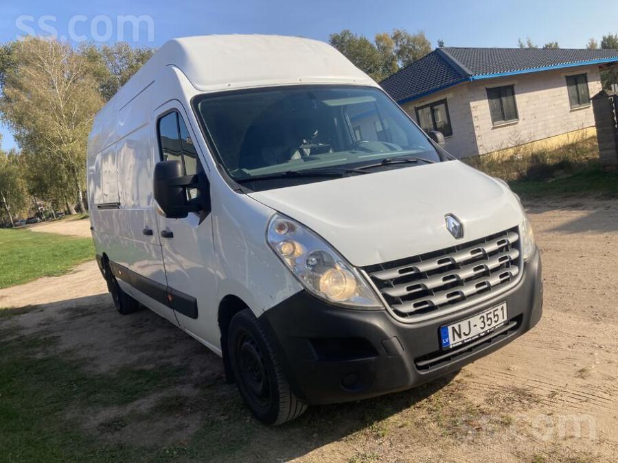 White Renault Master 2012 in Daugavpils, with an engine capacity of 2.30 L and mileage of 310 thousand km for 5400 €, photo 5 on AUTOMOTO.COM.LV