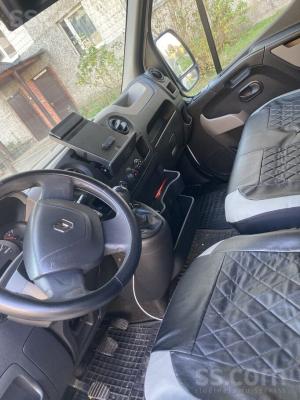 White Renault Master 2012 in Daugavpils, with an engine capacity of 2.30 L and mileage of 310 thousand km for 5400 €, photo 9 on AUTOMOTO.COM.LV