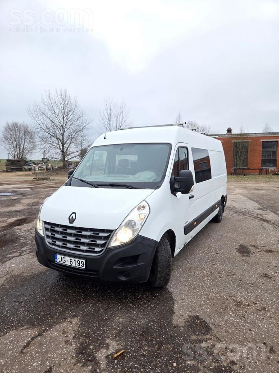 Balts Renault Master 2013 Valmiera, ar dzinēja tilpumu 2.30 L un nobraukumu 345 tūkst. km par 23750 €, foto 1 vietnē AUTOMOTO.COM.LV