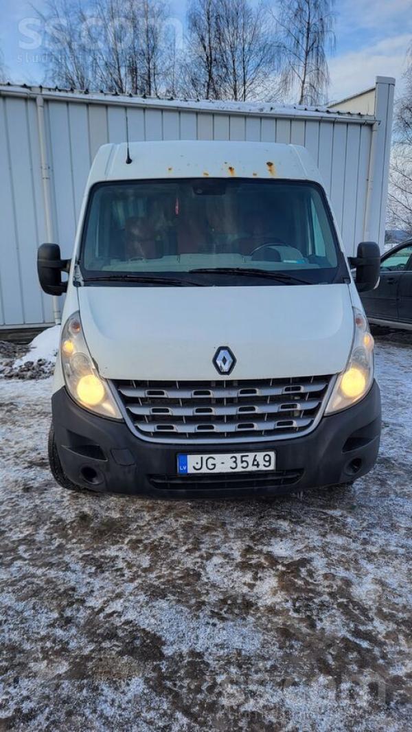 White Renault Master 2013 in Riga, with an engine capacity of 2.30 L and mileage of 514 thousand km for 4200 €, photo 1 on AUTOMOTO.COM.LV