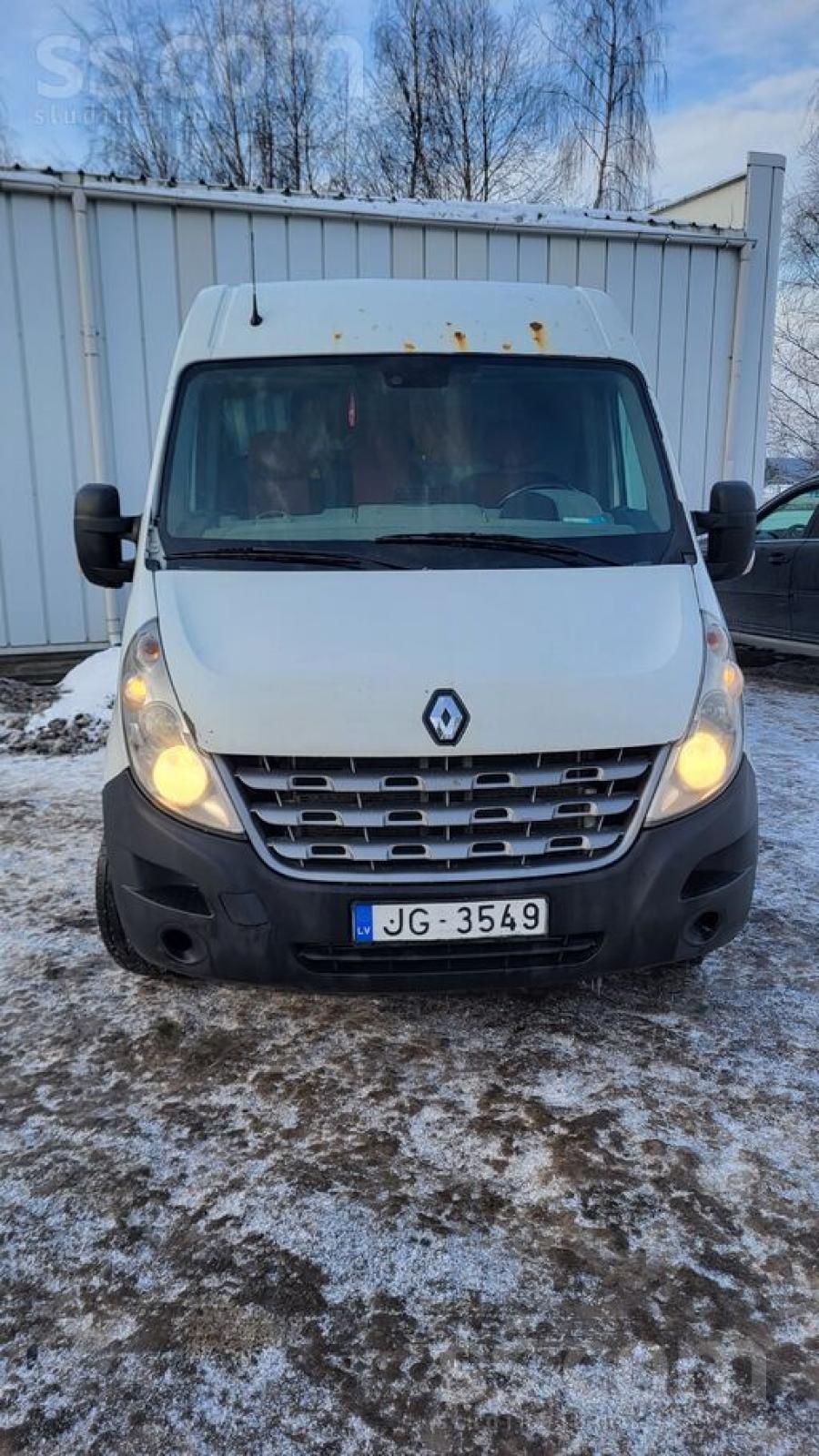 White Renault Master 2013 in Riga, with an engine capacity of 2.30 L and mileage of 514 thousand km for 4200 €, photo 1 on AUTOMOTO.COM.LV