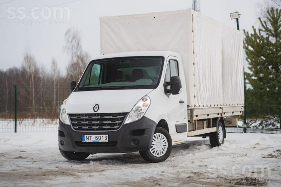 White Renault Master 2013 in Riga, with an engine capacity of 2.30 L and mileage of 305 thousand km for 12290 €, photo 1 on AUTOMOTO.COM.LV