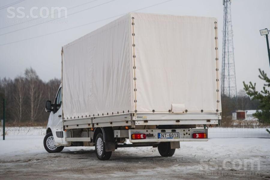 White Renault Master 2013 in Riga, with an engine capacity of 2.30 L and mileage of 305 thousand km for 12290 €, photo 5 on AUTOMOTO.COM.LV