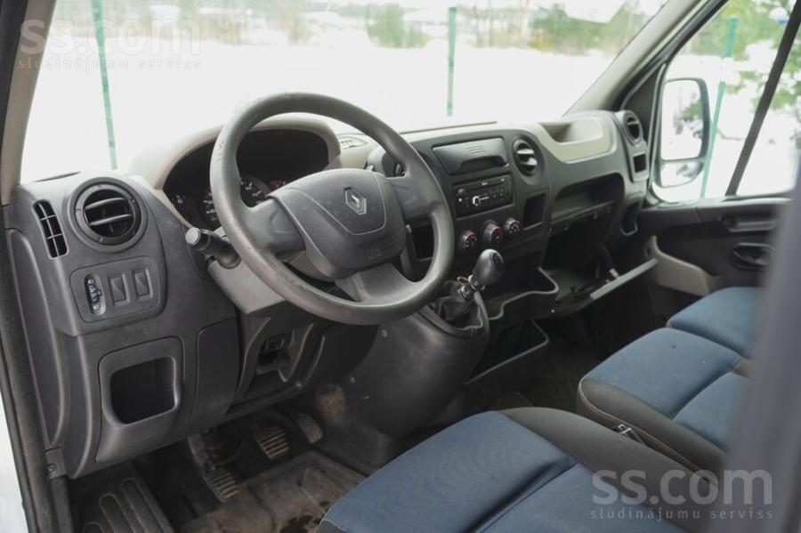 White Renault Master 2013 in Riga, with an engine capacity of 2.30 L and mileage of 305 thousand km for 12290 €, photo 8 on AUTOMOTO.COM.LV