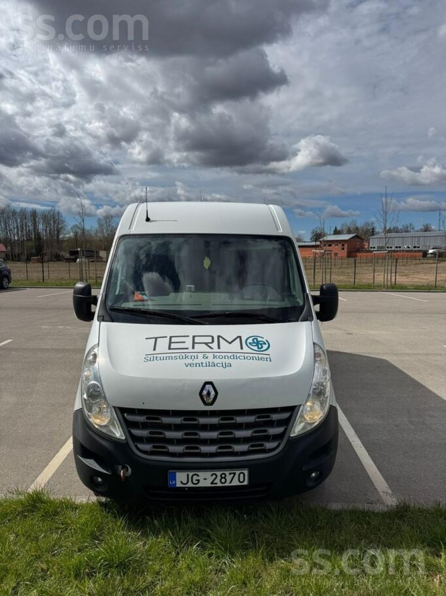 White Renault Master 2013 in Riga, with an engine capacity of 2.30 L and mileage of 365 thousand km for 5500 €, photo 6 on AUTOMOTO.COM.LV