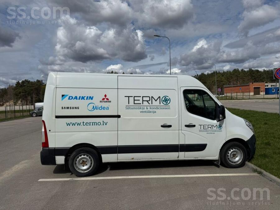 White Renault Master 2013 in Riga, with an engine capacity of 2.30 L and mileage of 365 thousand km for 5500 €, photo 8 on AUTOMOTO.COM.LV