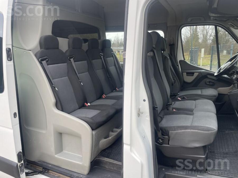 White Renault Master 2014 in Ogre, with an engine capacity of 2.30 L and mileage of 261 thousand km for 7000 €, photo 9 on AUTOMOTO.COM.LV