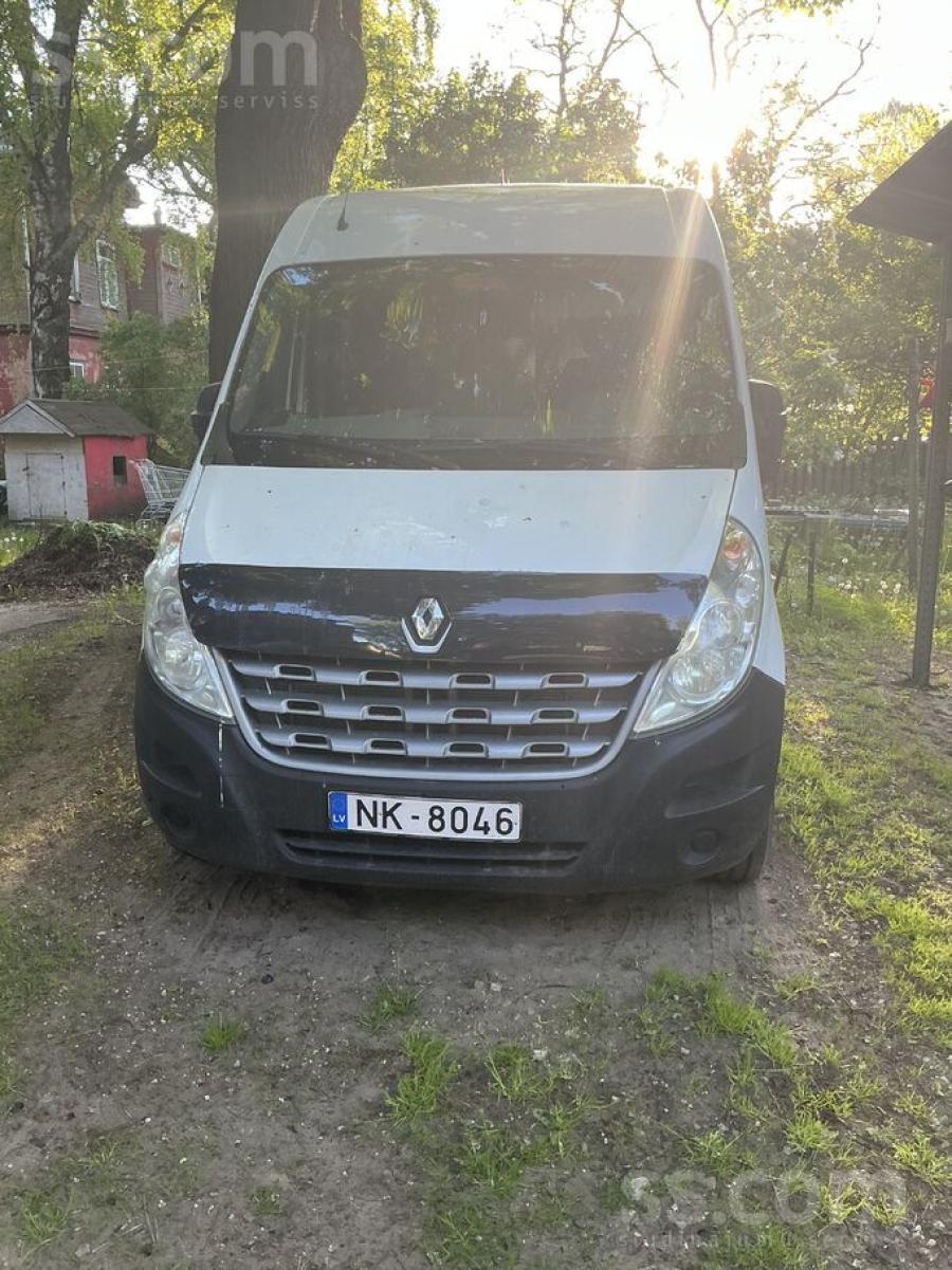 White Renault Master 2014 in Riga, with an engine capacity of 2.30 L and mileage of 284 thousand km for 12800 €, photo 1 on AUTOMOTO.COM.LV