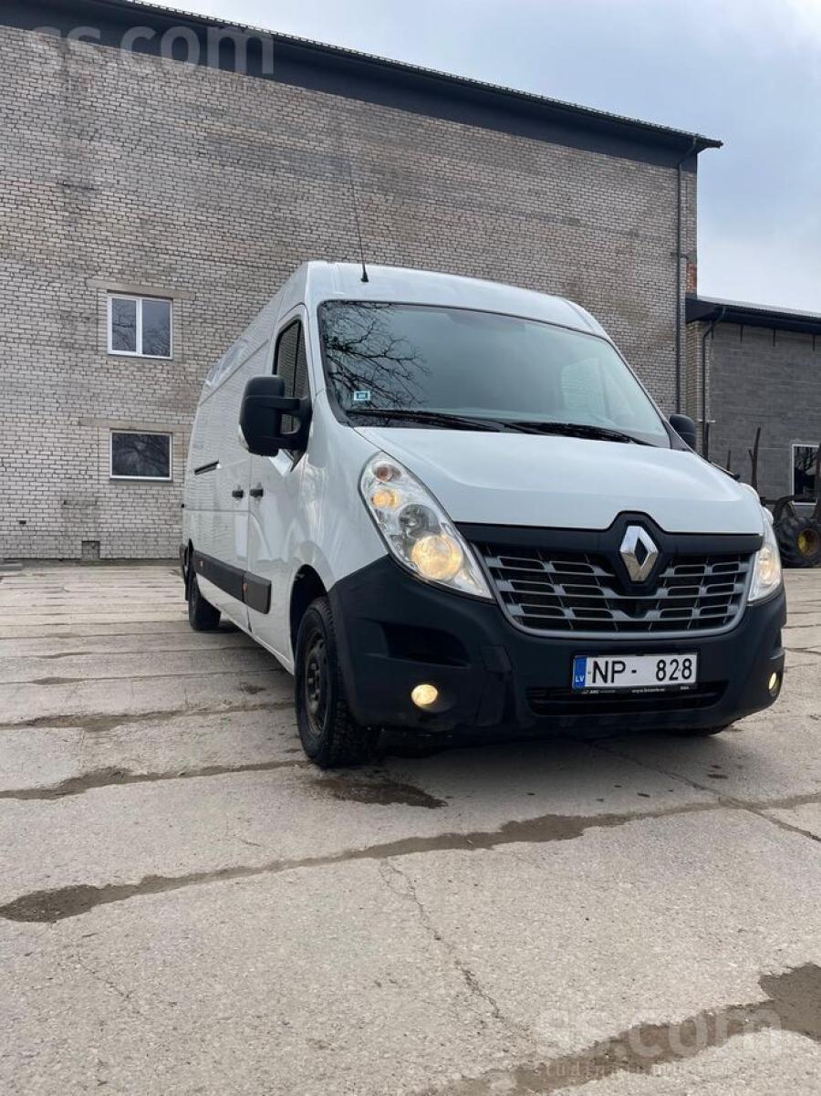 White Renault Master 2014 in Talsi, with an engine capacity of 2.30 L and mileage of 318 thousand km for 5850 €, photo 2 on AUTOMOTO.COM.LV
