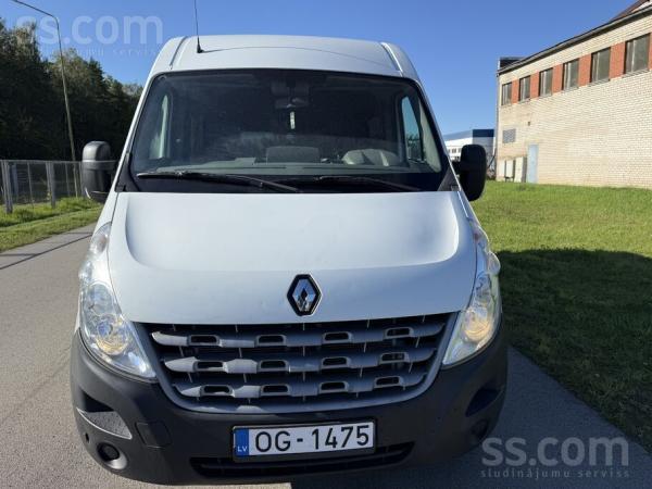 White Renault Master 2014 in Jelgava, with an engine capacity of 2.30 L and mileage of 0 thousand km for 11100 €, photo 7 on AUTOMOTO.COM.LV