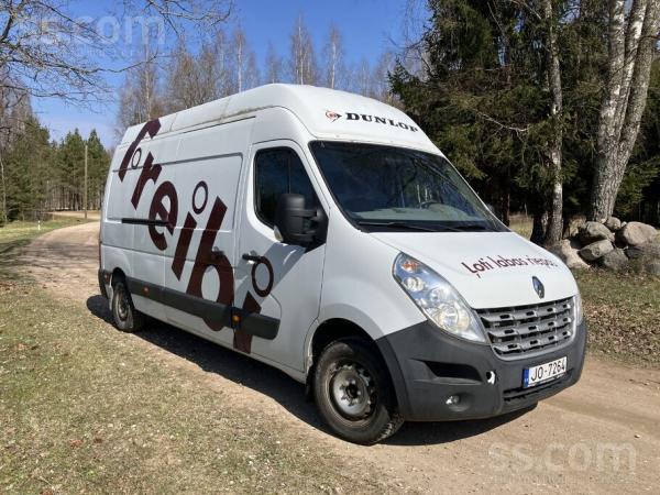 White Renault Master 2014 in Tukums, with an engine capacity of 2.30 L and mileage of 157 thousand km for 9900 €, photo 1 on AUTOMOTO.COM.LV