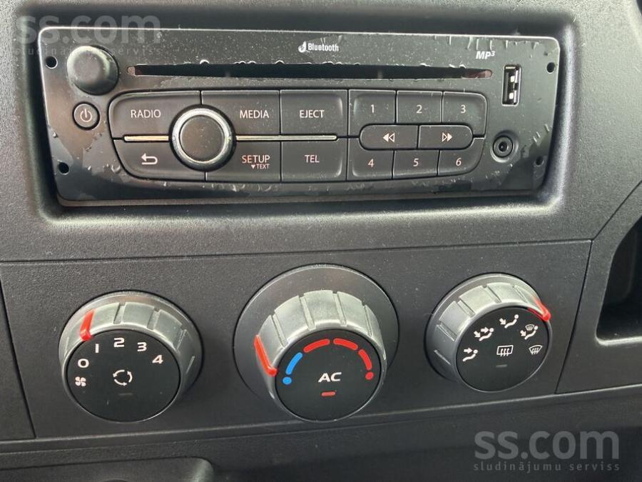 White Renault Master 2014 in Daugavpils, with an engine capacity of 2.30 L and mileage of 0 thousand km for 7900 €, photo 17 on AUTOMOTO.COM.LV