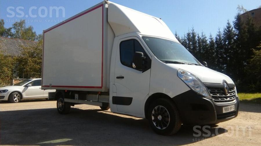 White Renault Master 2015 in Riga, with an engine capacity of 2.30 L and mileage of 0 thousand km for 8500 €, photo 3 on AUTOMOTO.COM.LV