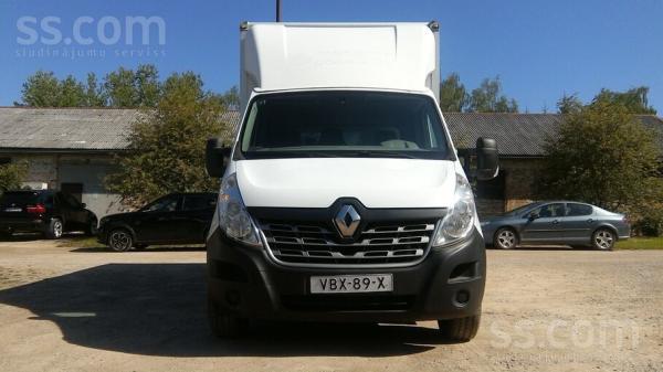 White Renault Master 2015 in Riga, with an engine capacity of 2.30 L and mileage of 0 thousand km for 8500 €, photo 3 on AUTOMOTO.COM.LV