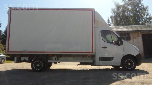 White Renault Master 2015 in Riga, with an engine capacity of 2.30 L and mileage of 0 thousand km for 8500 €, photo 4 on AUTOMOTO.COM.LV