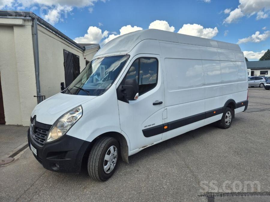 White Renault Master 2015 in Riga, with an engine capacity of 2.30 L and mileage of 481 thousand km for 7300 €, photo 1 on AUTOMOTO.COM.LV