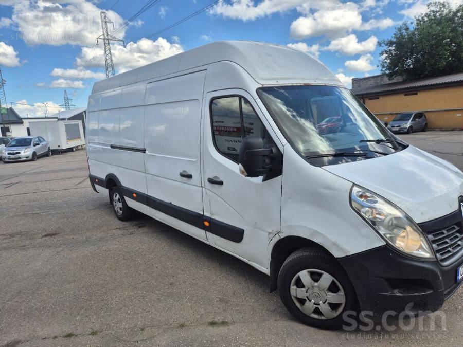 White Renault Master 2015 in Riga, with an engine capacity of 2.30 L and mileage of 481 thousand km for 7300 €, photo 4 on AUTOMOTO.COM.LV