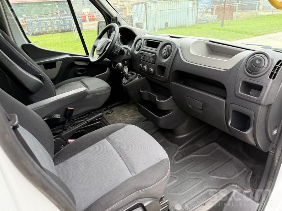 White Renault Master 2015 in Jelgava, with an engine capacity of 2.30 L and mileage of 0 thousand km for 11100 €, photo 12 on AUTOMOTO.COM.LV
