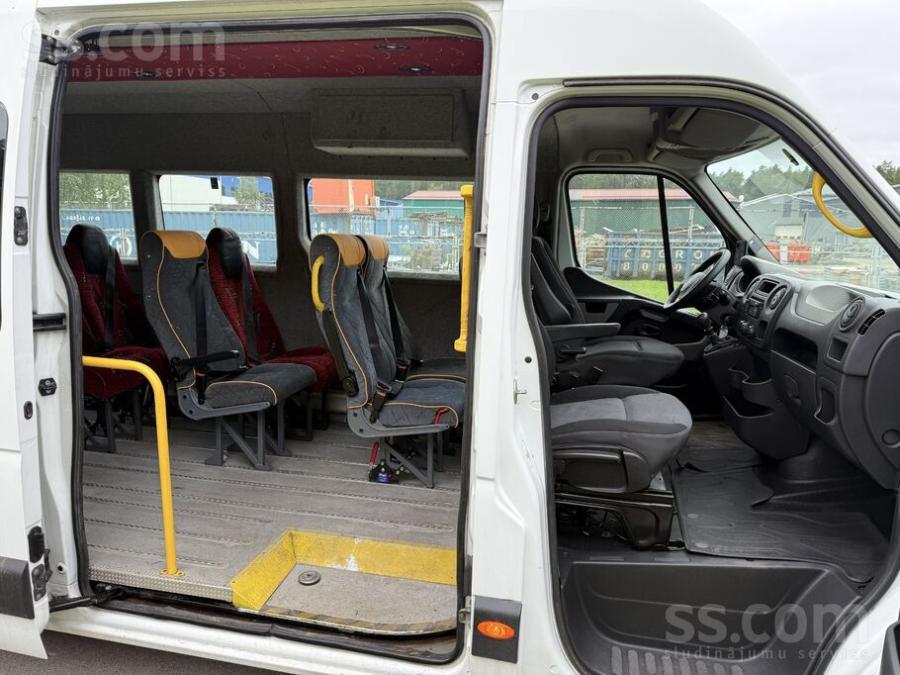 White Renault Master 2015 in Jelgava, with an engine capacity of 2.30 L and mileage of 0 thousand km for 11100 €, photo 13 on AUTOMOTO.COM.LV