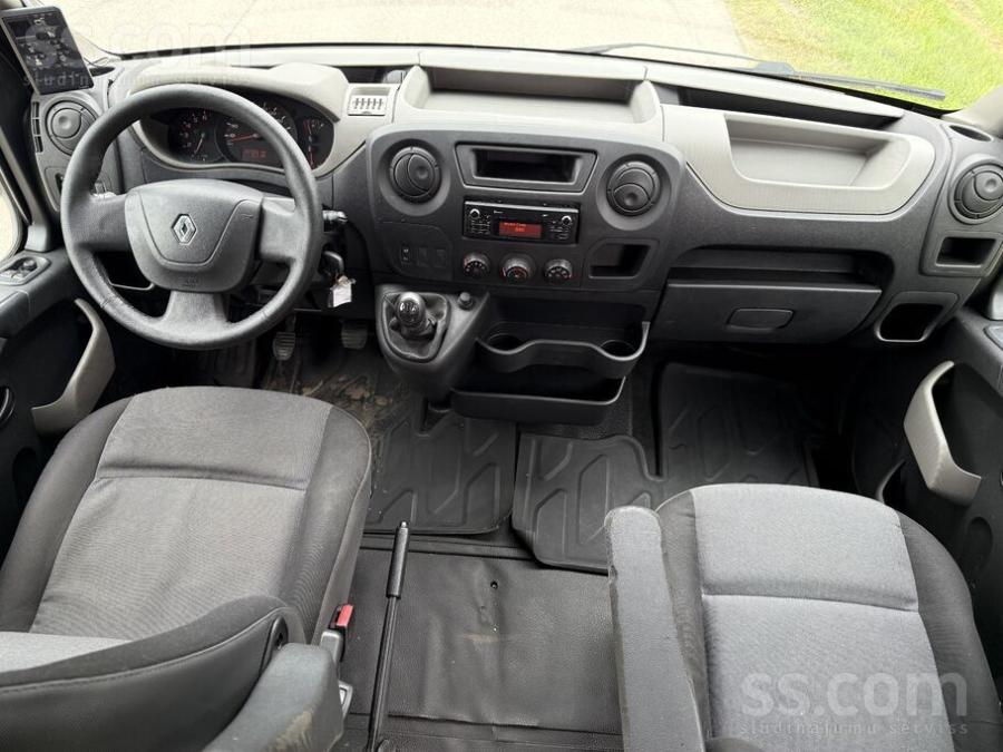 White Renault Master 2015 in Jelgava, with an engine capacity of 2.30 L and mileage of 0 thousand km for 11100 €, photo 15 on AUTOMOTO.COM.LV