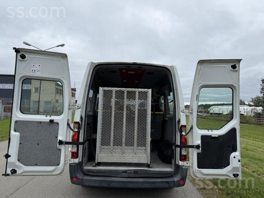 White Renault Master 2015 in Jelgava, with an engine capacity of 2.30 L and mileage of 0 thousand km for 11100 €, photo 23 on AUTOMOTO.COM.LV
