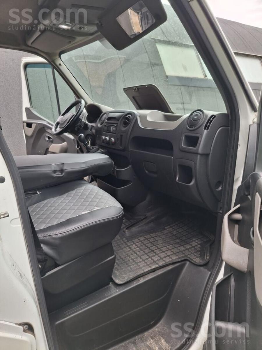 White Renault Master 2015 in Riga, with an engine capacity of 2.30 L and mileage of 768 thousand km for 5990 €, photo 14 on AUTOMOTO.COM.LV