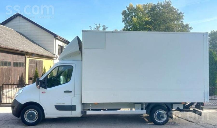 White Renault Master 2016 in Riga, with an engine capacity of 2.30 L and mileage of 0 thousand km for 14036 €, photo 8 on AUTOMOTO.COM.LV