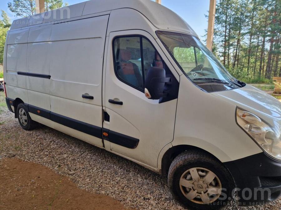 White Renault Master 2016 in Riga, with an engine capacity of 2.30 L and mileage of 533 thousand km for 6150 €, photo 3 on AUTOMOTO.COM.LV