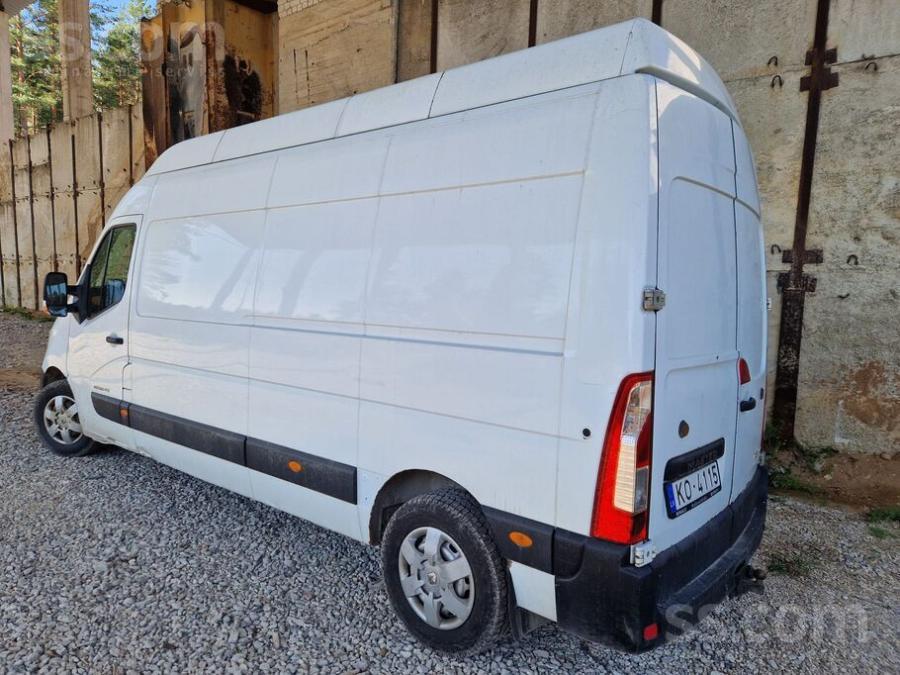 White Renault Master 2016 in Riga, with an engine capacity of 2.30 L and mileage of 533 thousand km for 6150 €, photo 4 on AUTOMOTO.COM.LV