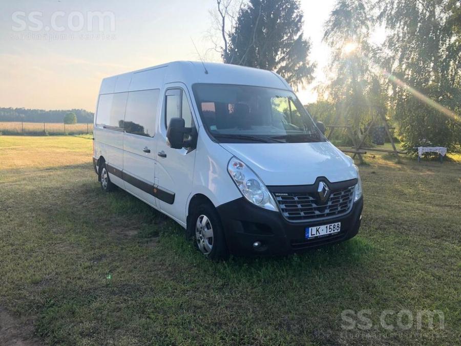 White Renault Master 2016 in Riga, with an engine capacity of 2.30 L and mileage of 335 thousand km for 15000 €, photo 1 on AUTOMOTO.COM.LV