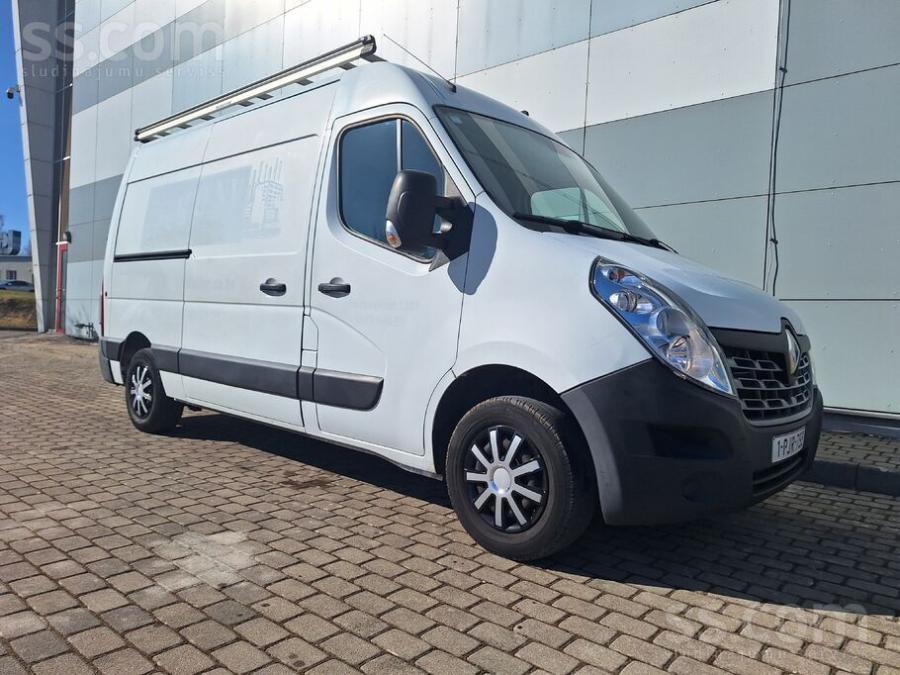 White Renault Master 2016 in Riga, with an engine capacity of 2.30 L and mileage of 269 thousand km for 7800 €, photo 5 on AUTOMOTO.COM.LV