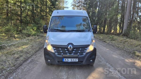 White Renault Master 2016 in Riga, with an engine capacity of 2.30 L and mileage of 338 thousand km for 10000 €, photo 1 on AUTOMOTO.COM.LV