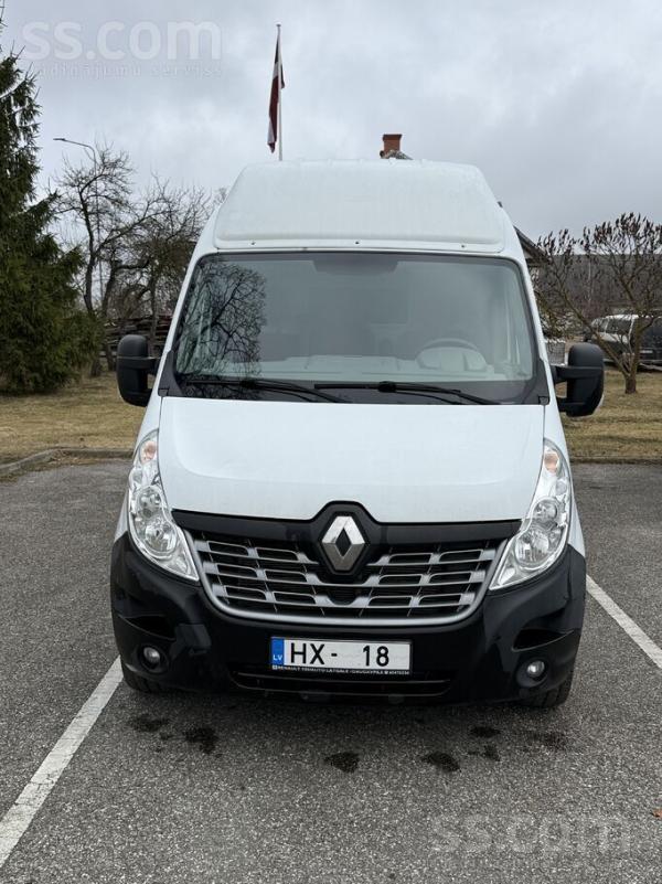 White Renault Master 2016 in Valmiera, with an engine capacity of 2.30 L and mileage of 278 thousand km for 11000 €, photo 1 on AUTOMOTO.COM.LV