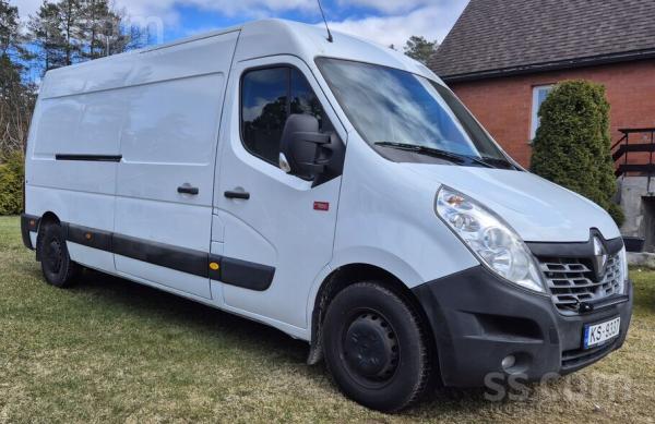 White Renault Master 2017 in Riga, with an engine capacity of 2.30 L and mileage of 338 thousand km for 8000 €, photo 4 on AUTOMOTO.COM.LV