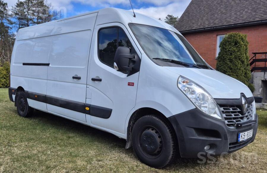White Renault Master 2017 in Riga, with an engine capacity of 2.30 L and mileage of 338 thousand km for 8000 €, photo 5 on AUTOMOTO.COM.LV