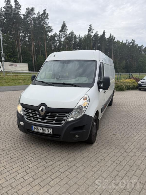 White Renault Master 2017 in Riga, with an engine capacity of 2.30 L and mileage of 368 thousand km for 7900 €, photo 1 on AUTOMOTO.COM.LV