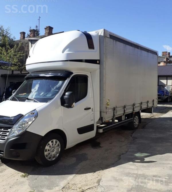 Balts Renault Master 2018 Jelgava, ar dzinēja tilpumu 2.30 L un nobraukumu 370 tūkst. km par 10000 €, foto 3 vietnē AUTOMOTO.COM.LV