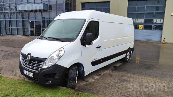White Renault Master 2018 in Riga, with an engine capacity of 2.30 L and mileage of 336 thousand km for 9100 €, photo 3 on AUTOMOTO.COM.LV