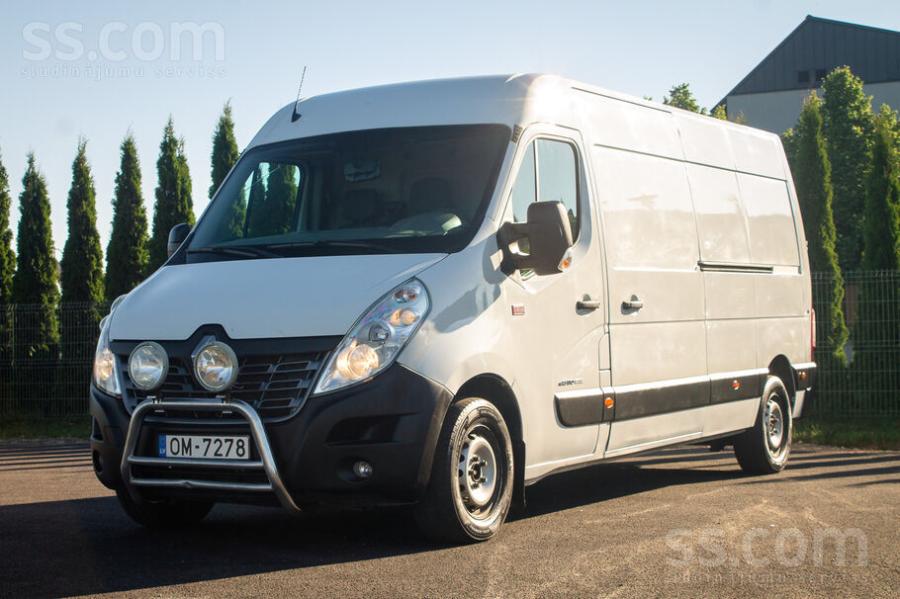 White Renault Master 2018 in Jelgava, with an engine capacity of 2.30 L and mileage of 408 thousand km for 6700 €, photo 4 on AUTOMOTO.COM.LV