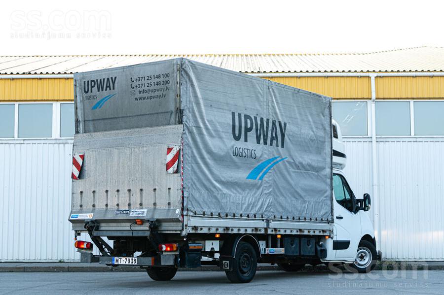 White Renault Master 2018 in Riga, with an engine capacity of 2.30 L and mileage of 350 thousand km for 13900 €, photo 5 on AUTOMOTO.COM.LV