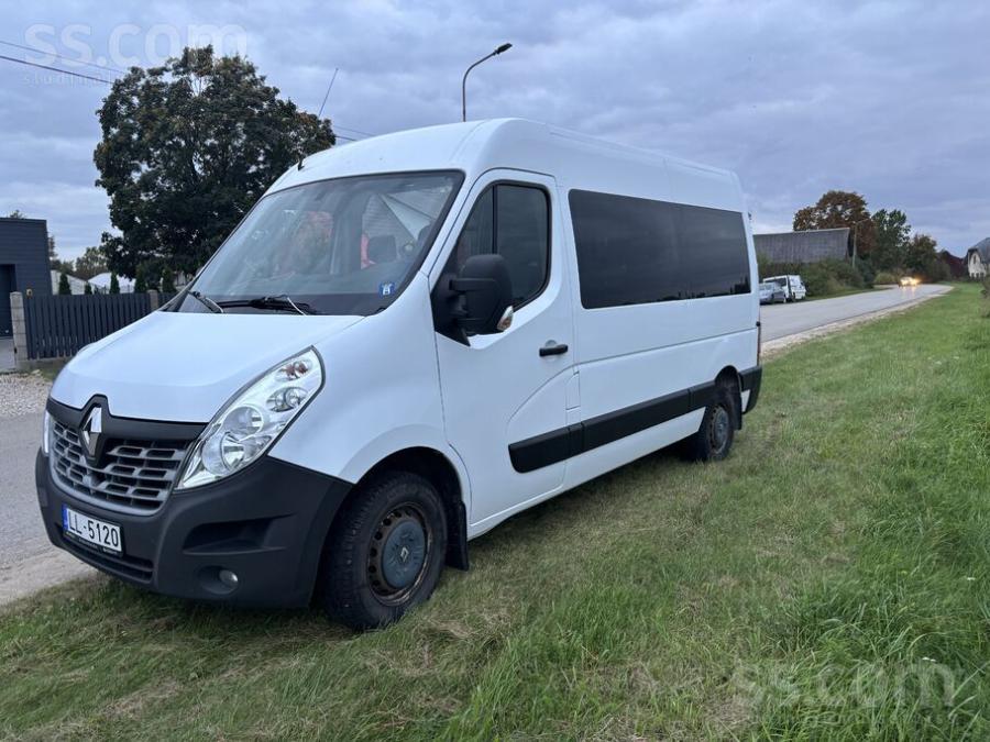 White Renault Master 2018 in Riga, with an engine capacity of 2.30 L and mileage of 198 thousand km for 12500 €, photo 6 on AUTOMOTO.COM.LV